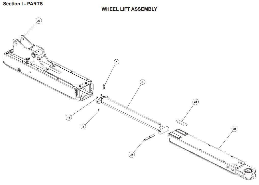 Purpose Wrecker Schematic For Century Express 300 Gen2 Wheel Lift ...